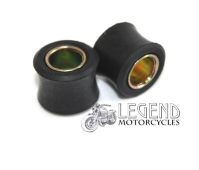 2x Universal 14mm Motorcycle Shock Absorber Bushes Shocks Motorbike ...