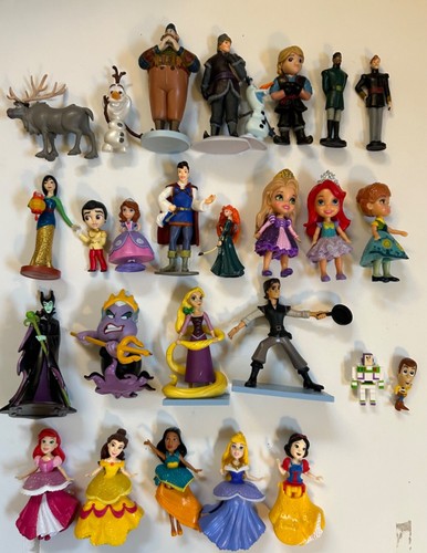 Disney Lot of 27 Miscellaneous Characters PVC Figures Frozen Ursula ...