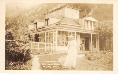 RPPC PULLEN HOUSE Mrs. Harriet Pullen, Skagway, Alaska ca 1930s Vintage ...