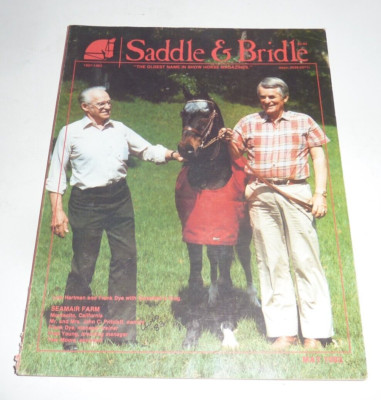 Vtg Saddle & Bridle Magazine May 1983 American Saddlebred Show Horse M ...
