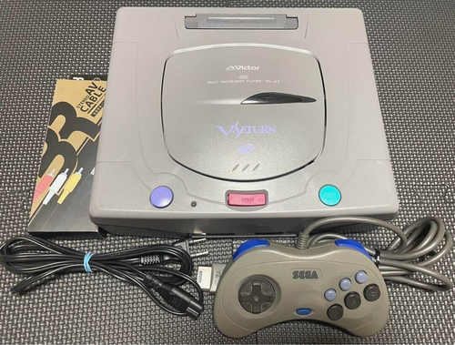 SEGA Victor V Saturn Console w/ Controller & Accessories - Tested ...