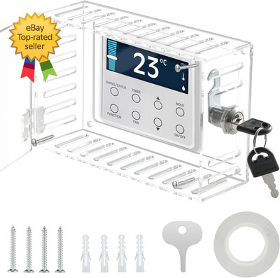 Baby Proofing Thermostat Lock Box with Key Clear Thermostat Lock Box ...