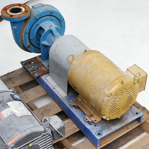 Paco 7.5HP Water Pump End Suction with Baldor EM3311T 3Phase 230/460V ...