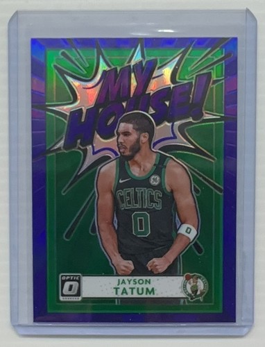 2020-21 Donruss Optic Jayson Tatum Purple Prizm MY HOUSE! #1 Celtics | eBay