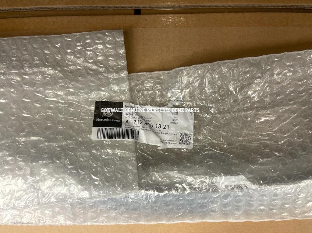 Mercedes Benz Genuine S class w217 Front Bumper Left Trim Ornament OE ...