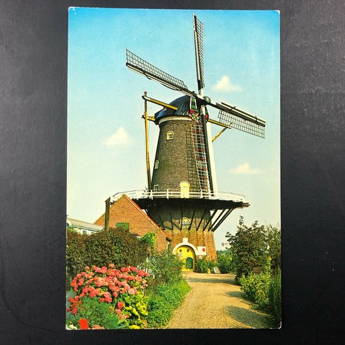 Vintage Middelburg Holland Postcard Windmill Old Photograph Post Card ...