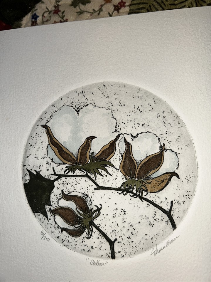 “Cotton” Print Signed & Numbered By Waven Boone (23). | eBay