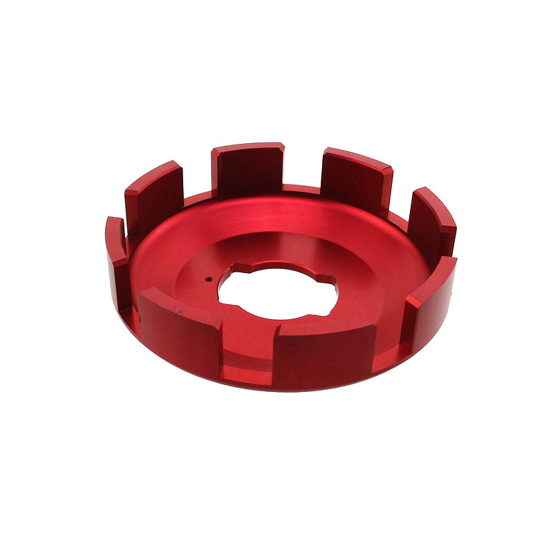 Red Racing Clutch Vented Drum Basket Disc Plate Floater For Go Kart ...