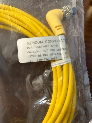 Mencom MDC-4FP-5M-R Cordset 4 Pole Female Right Angle | eBay