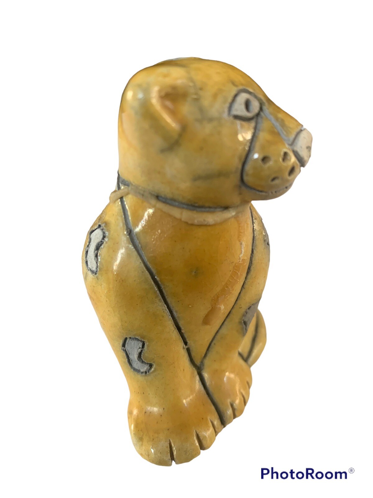 South African Fenix Raku Pottery Baby Leopard Figurine | eBay