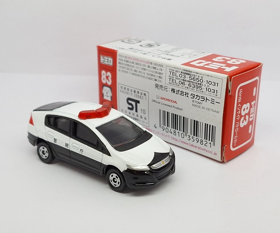 TOMICA 83 HONDA INSIGHT PATROL CAR 1/60 TOMY DIECAST CAR NEW POLICE | eBay