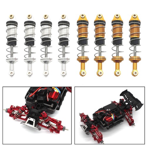 4x RC Car Shock Absorber Replacement Parts Front and Rear RC Shocks ...