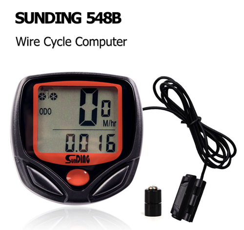Bike Bicycle SPEEDOMETER Cycle Digital Odometer Computer MPH KMH ...