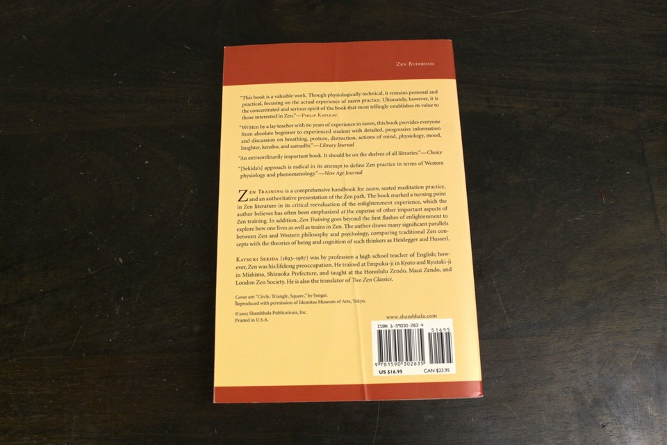 Zen Training Methods & Philosophy Katsuki Sekida 1st. Shambhala ...