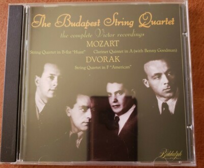 The Budapest String Quartet.The Complete Victor Recording. Mozart ...