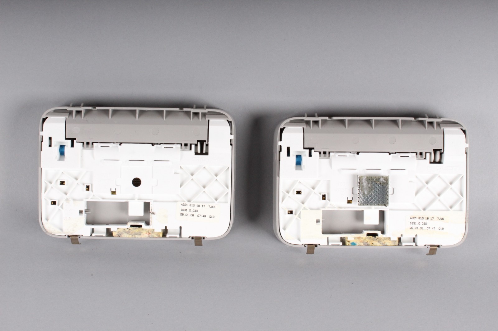 07-13 Mercedes W221 S450 S550 Rear Overhead Vanity Mirror Gray ...