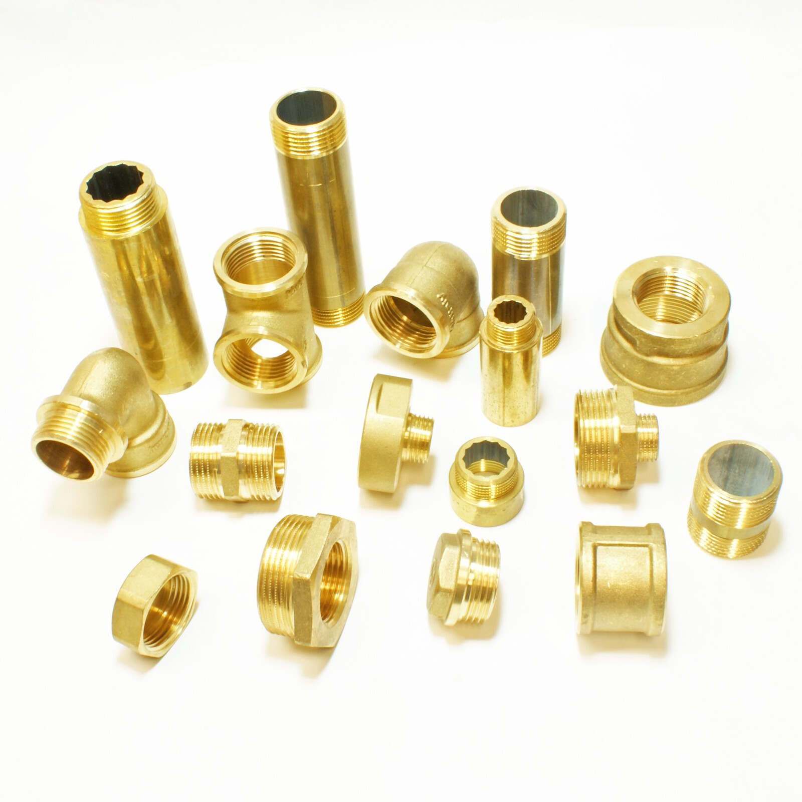 Messing Fitting Gewindefitting 1/8 - 2 Zoll Schraubfitting Formteil ...