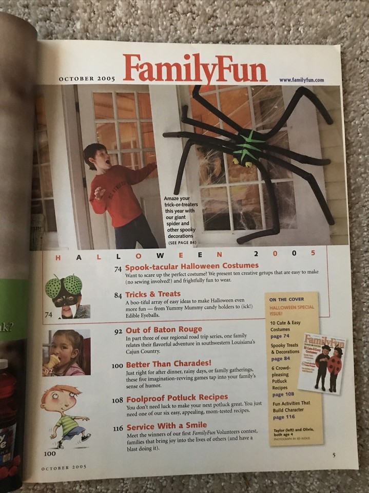 Family Fun Magazine October 2005 | eBay