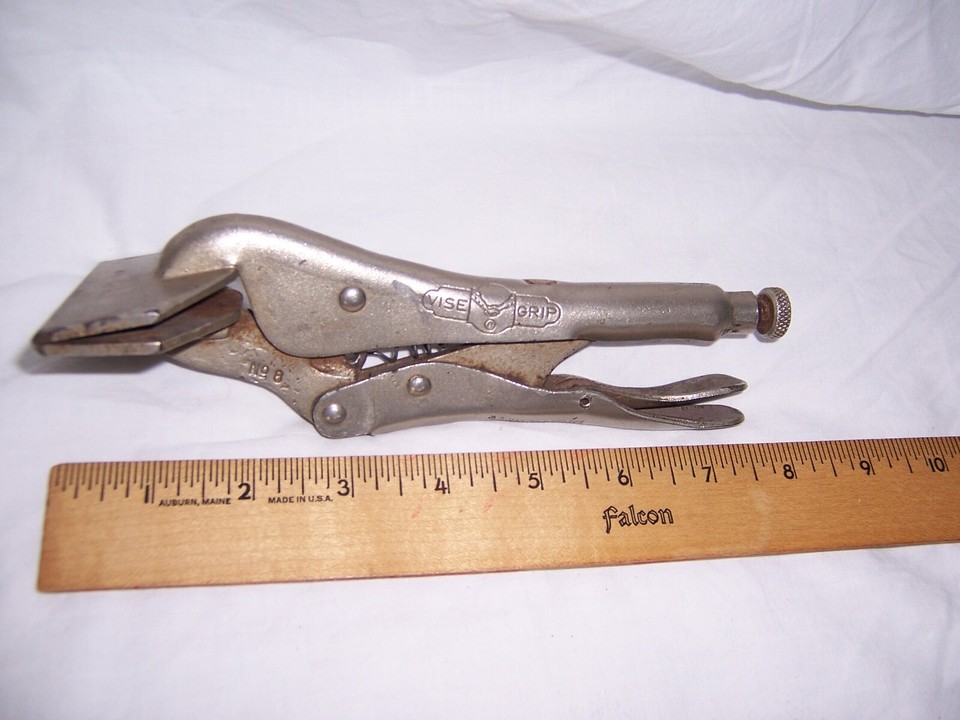 VINTAGE Peterson Dewitt No. 8 Duckbill Vise Grip Sheet Metal Bending ...