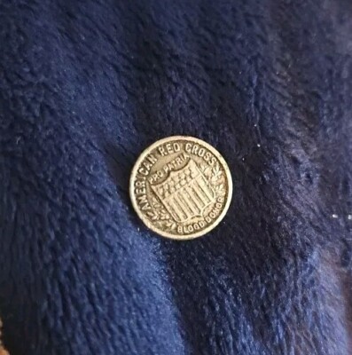 Older Vintage Pro Patria Lapel Button Pat Pend Red Cross Blood Donor | eBay