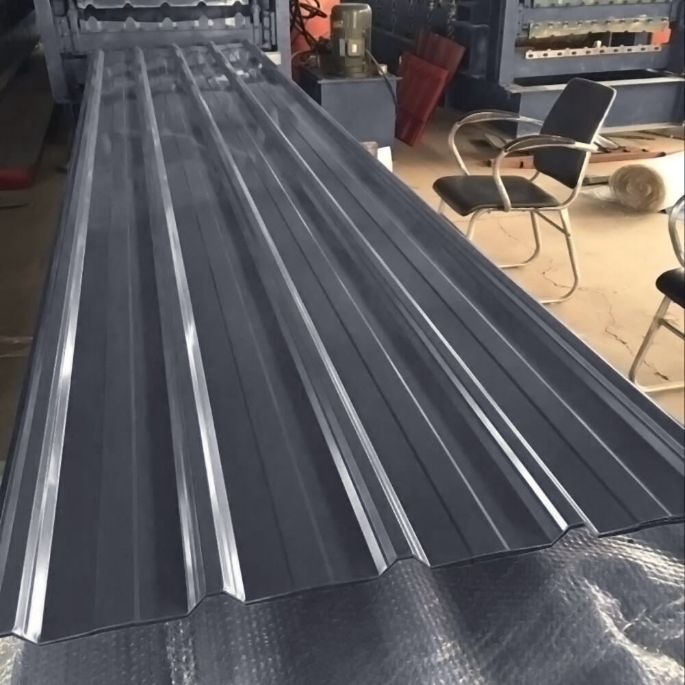 12 Pack Grey 129cm Galvanized Metal Roof Sheets Corrugated Profile ...