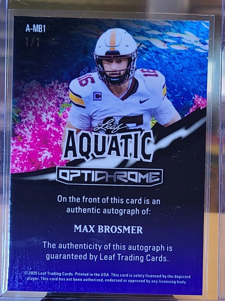 2025 Leaf Optichrome # A-MB1 Max Brosmer Prismatic Aquatic Sick ...