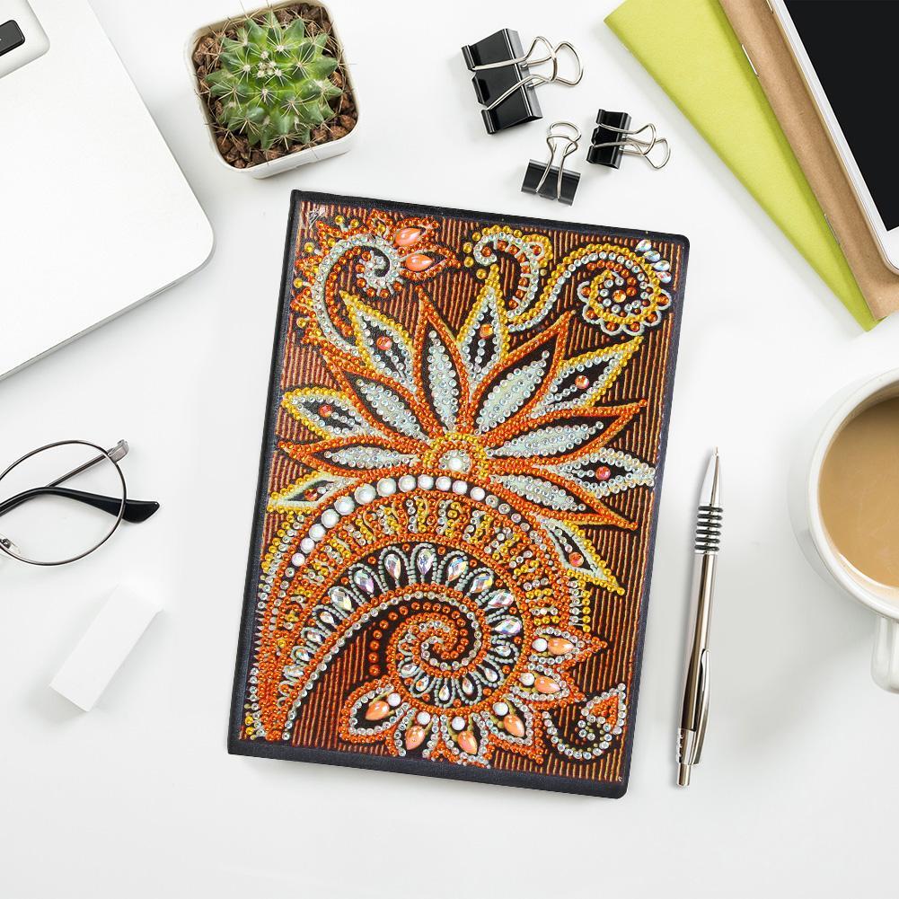 DIY Mandala Special Shaped Diamond Painting 50 Pages Sketchbook A5 ...