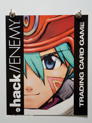 Hack Enemy - 8 1/8" x 11" closed - Double sided ad poster - 2003 | eBay