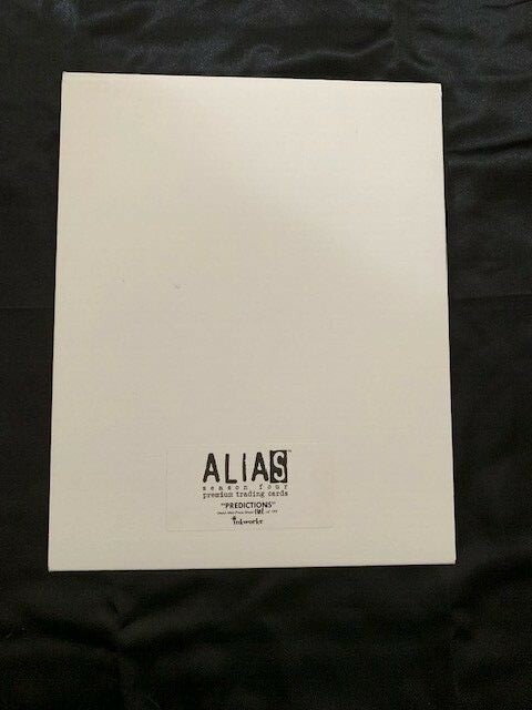 INKWORKS ALIAS "PREDICTIONS" SEASON 4 UNCUT MINI PRESS SHEET #161/199 ...