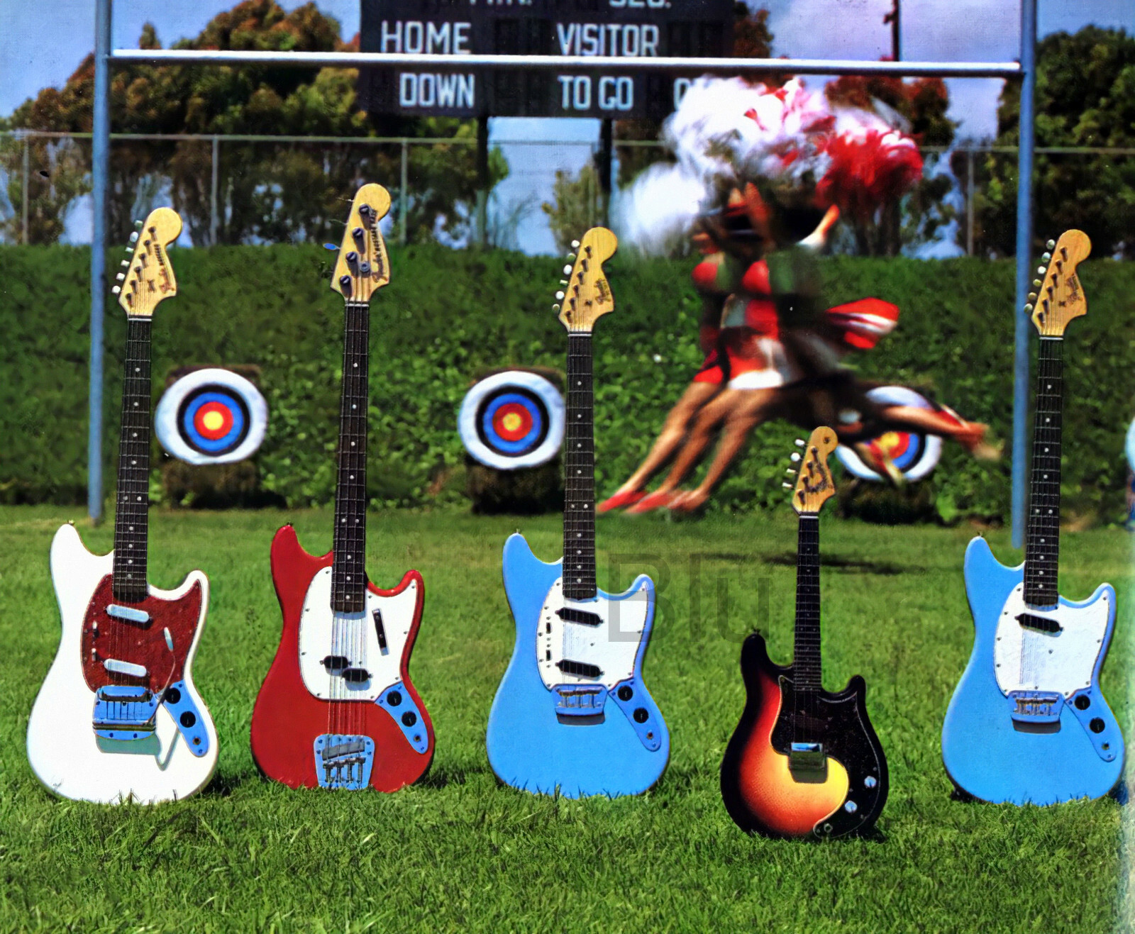 1970s Fender Mustang Guitars Advertisement 14 x 11" Photo | eBay