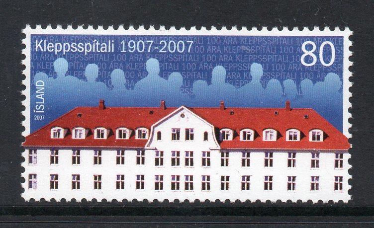 ICELAND MNH 2007 SG1191 CENTENARY OF PSYCHIATRIC HOSPITAL - KLEPPUR | eBay