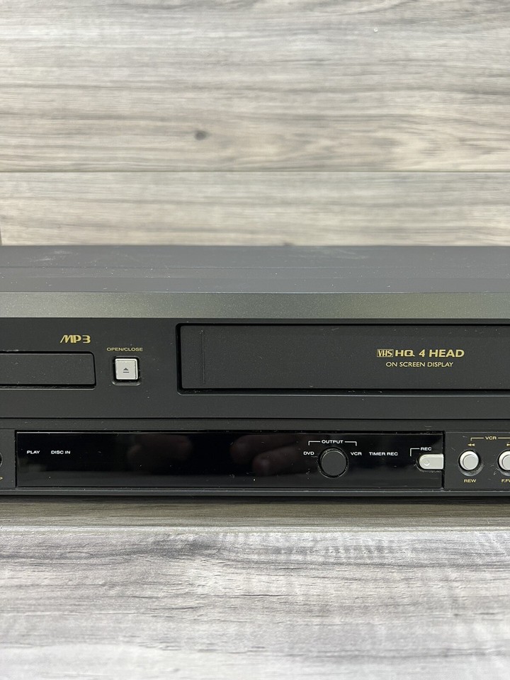 SYMPHONIC WF803 VHS PLAYER VCR RECORDER & DVD PLAYER COMBO TESTED CLEAN ...