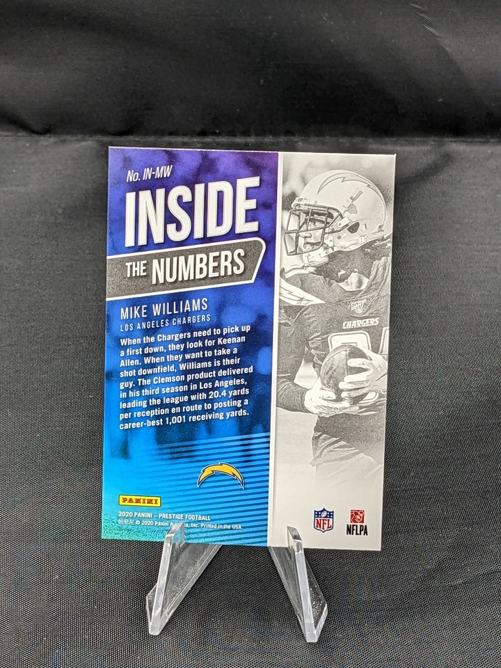 2020 Prestige Mike Williams INSIDE NUMBERS card #IN-MW | eBay