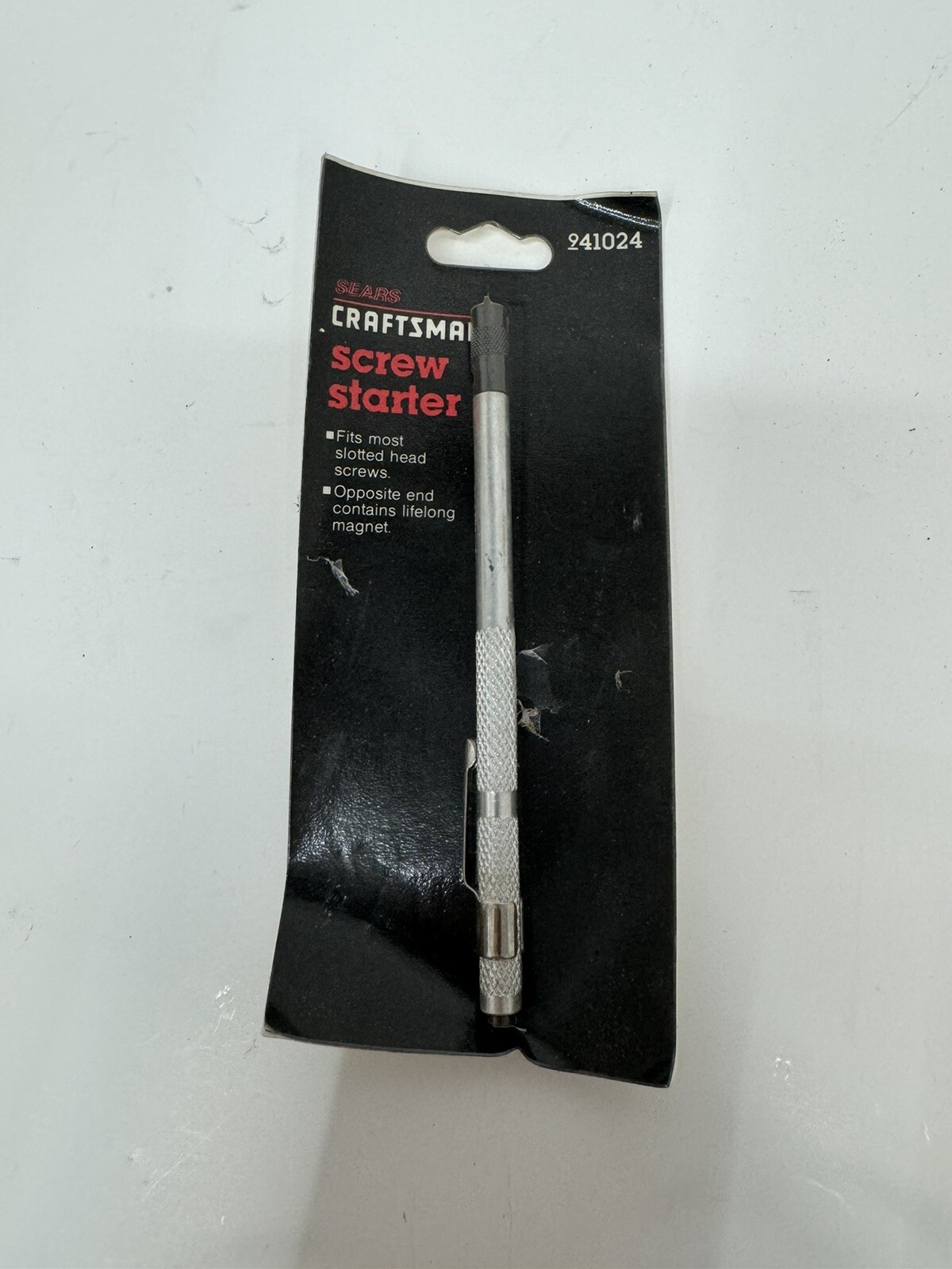 Craftsman Tools 41024 Slotted Screw Starter With Magnet Pocket Holder ...