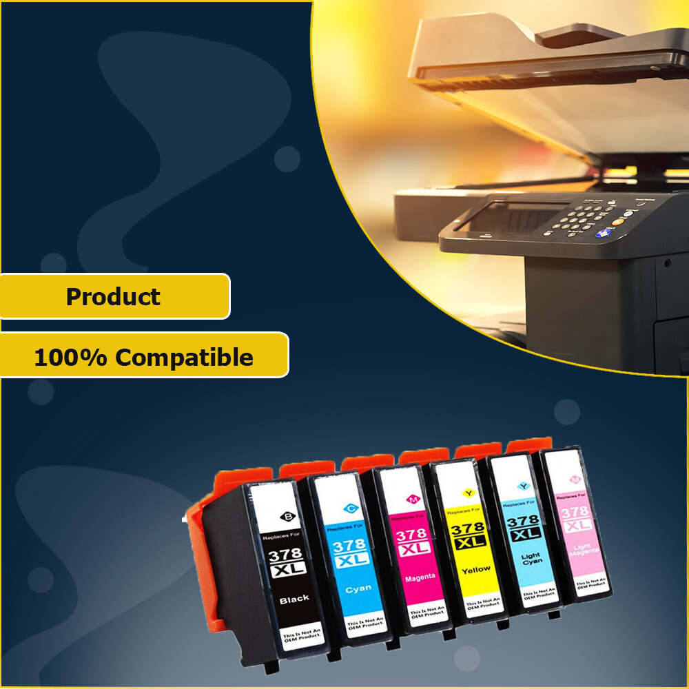 7 INK CARTRIDGE For Epson XP-8700 XP-8000 XP-8005 XP-8500 XP-8505 XP ...