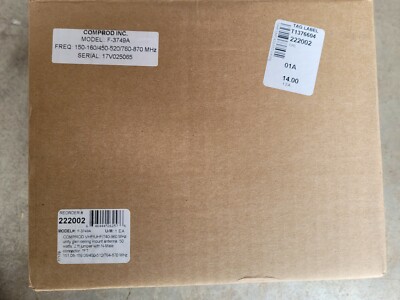 Comprod F-3749A Tri-Band Antenna VHF/UHF/150-160/450-520/760-870Mhz 50W ...