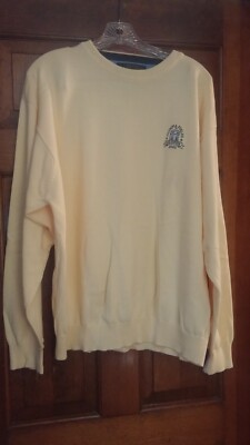 Tommy Hilfiger Golf Men's XL 100% Cotton 2003 US Open Yellow Sweater ...