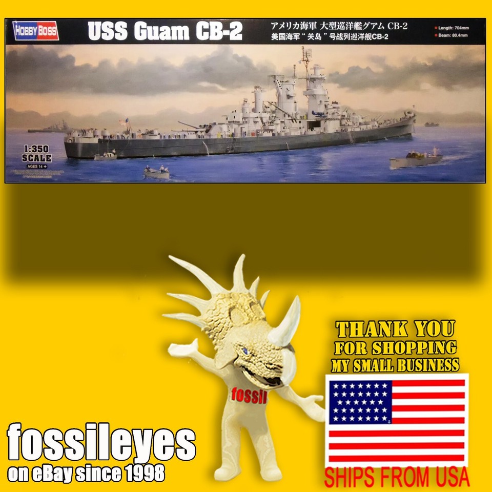 HOBBY BOSS 86514 1/350 USS GUAM (ALASKA CLASS LARGE CRUISER) CB-2 KIT ...
