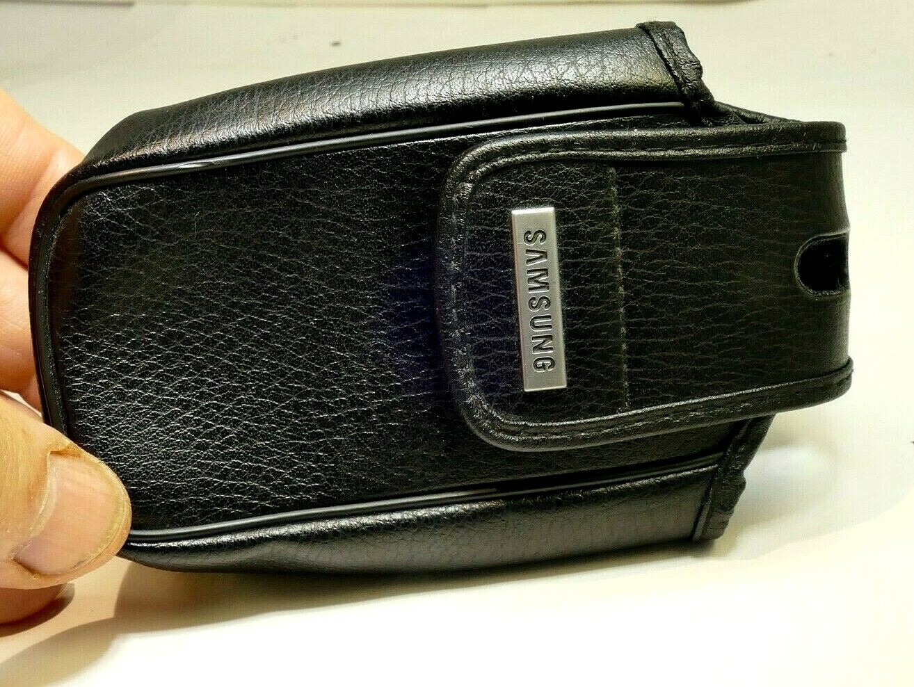 Samsung Drawstring Leather Pouch Bag for small digital camera L77 | eBay