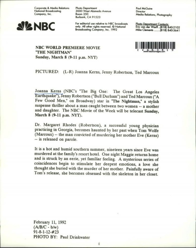 1992 Press Photo Joanna Kerns, Jenny Robertson, Ted Marcoux in The ...