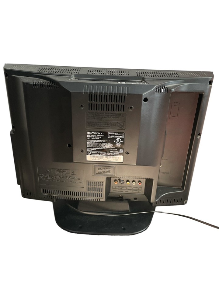 Emerson 19" LCD TV DVD Combination Combo Model LD195EM8 w/ Remote Works ...