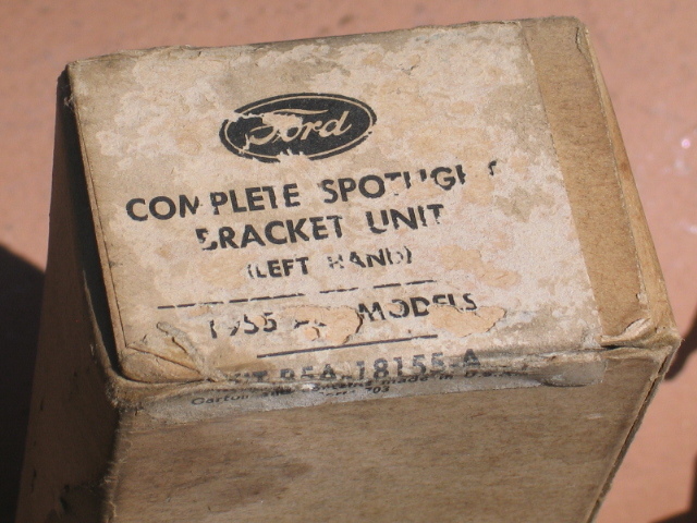 1955 1956 1957 Ford Unity Spotlight -Gasket & Bracket IN THE BOX 55 56 ...
