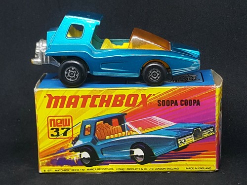 Matchbox Superfast MB37-B1: Soopa Coopa (Blue) with Type D Box | eBay