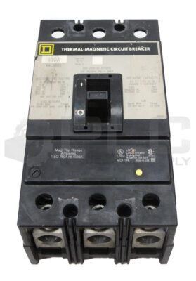 SQUARE D KAL36150 /2 THERMAL MAGNETIC CIRCUIT BREAKER 150A 60HZ 250VDC ...