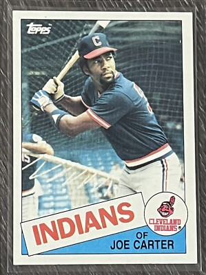 1985 Topps #694 JOE CARTER Rookie RC ⚾ Cleveland Indians ⚾ FREE ...