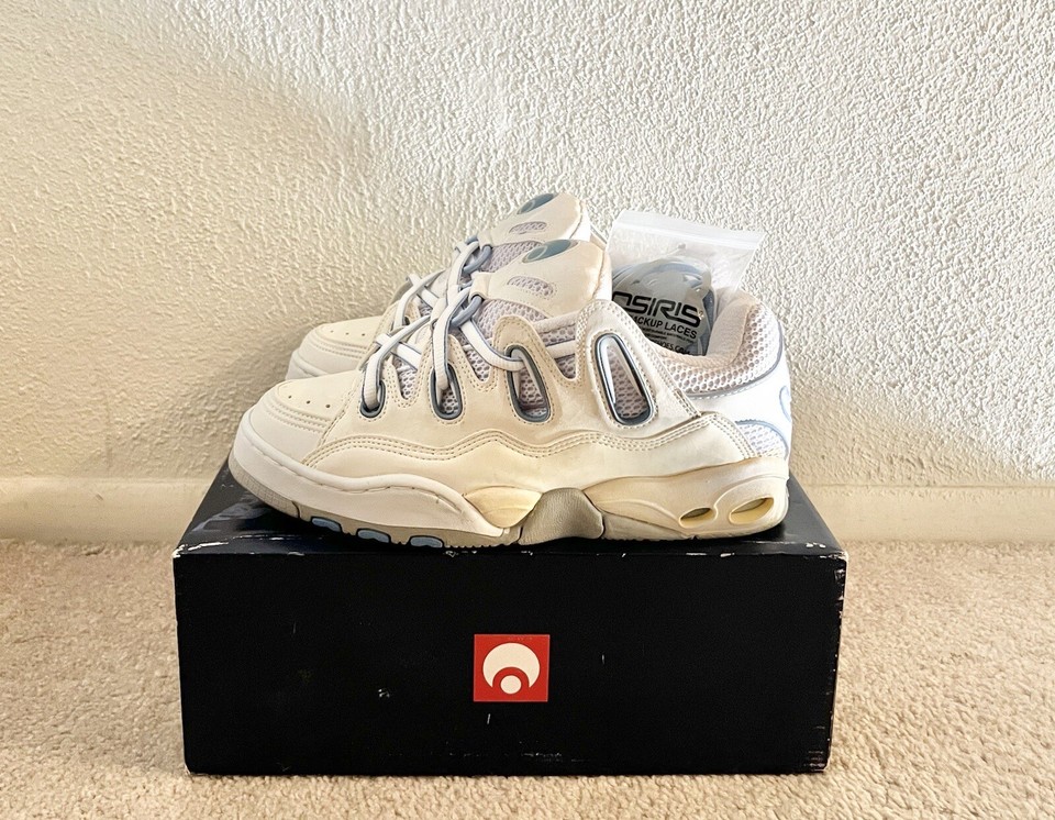 Vintage 2001 Osiris D3 Dave Mayhew Skateboarding Shoes Size 9 White ...