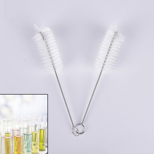 2Pcs Lab Chemistry Test Tube Bottle Cleaning Brushes Cleaner Laboratory ...