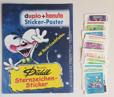 Ferrero duplo hanuta Diddl Sternzeichen-Sticker Poster und Komplettsatz ...