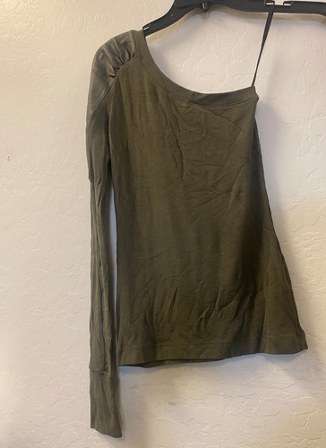 Maggie Ward Women's Green One Sleeve Top size XS | eBay