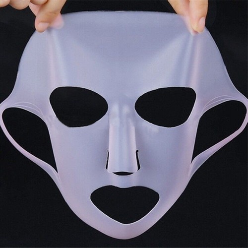 1 Pcs Silicone Moisturizing Mask Reusable Waterproof Mask Facial Care ...